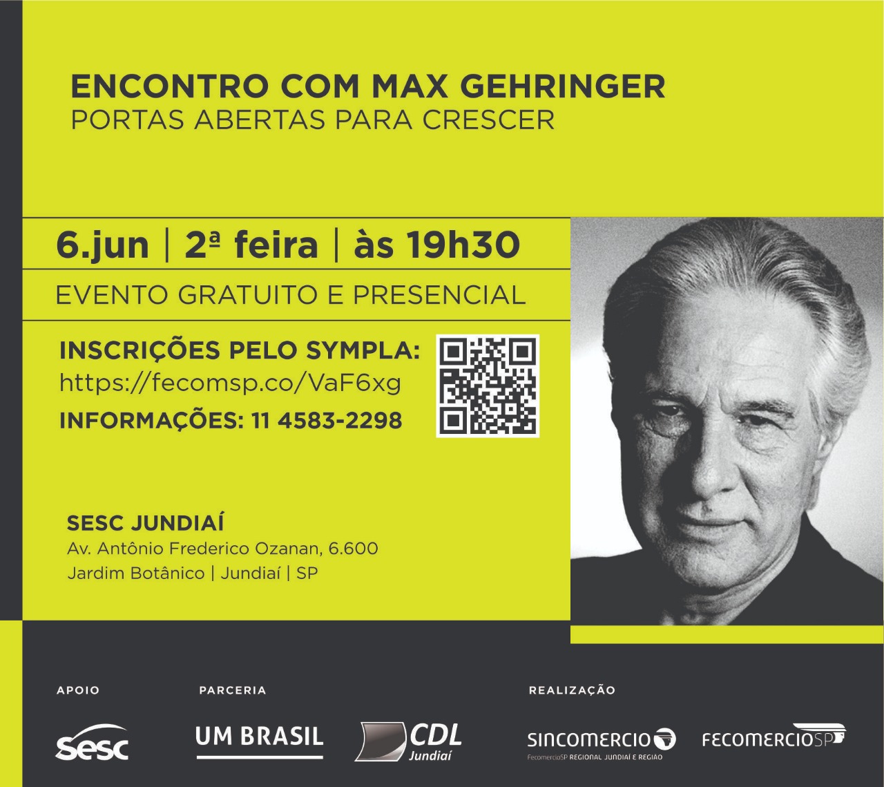 Evento gratuito com Max Gehringer traz dicas de liderança ...
